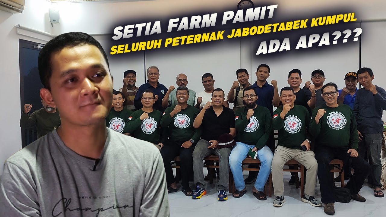 Viral Setia Farm Pamit, Seluruh Peternakan Jabodetabek Kumpul, Ada Apa ...