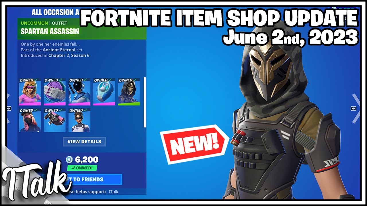 Fortnite Item Shop *NEW* 5 OUTFIT BUNDLE! [June 2nd, 2023] (Fortnite ...