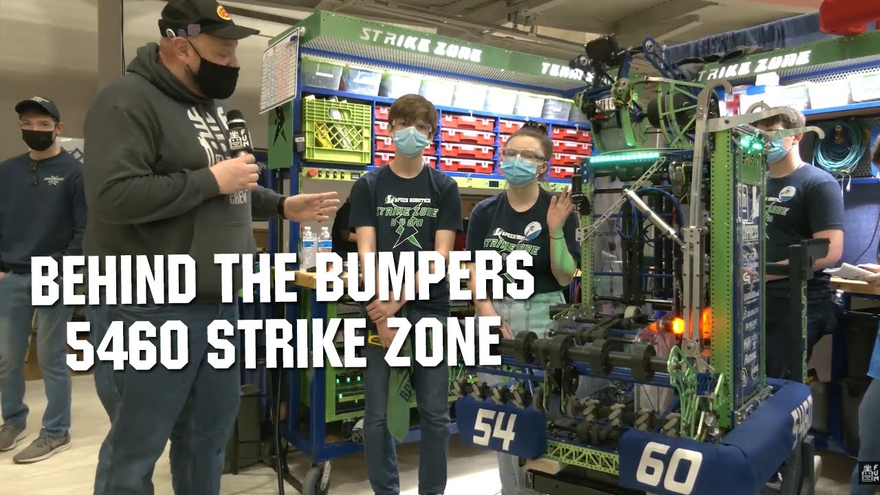 5460 Strike Zone Robot | Behind the Bumpers | Rapid React - YouTube