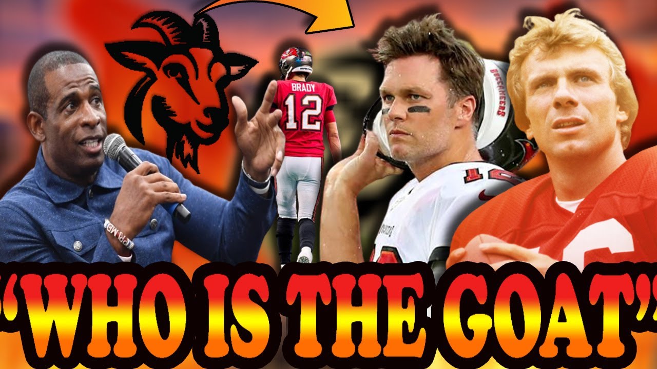 🔥WHO IS THE GOAT🐐Deion Sanders Reveals His GOAT🐐Between "Joe Montana ...