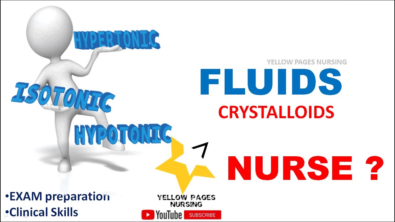 Hypertonic,Isotonic & Hypotonic Fluids/Crystalloids. - YouTube