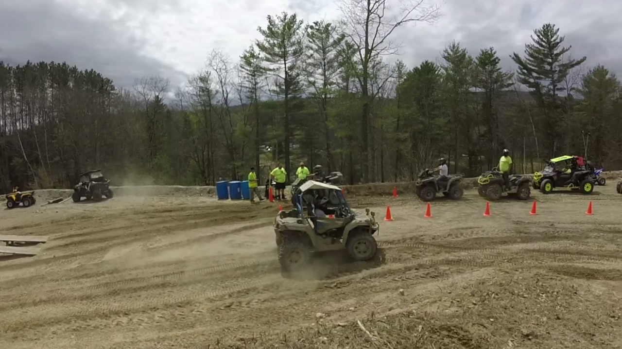 ATV UTV barrel racing but there's a parade up to it... - YouTube