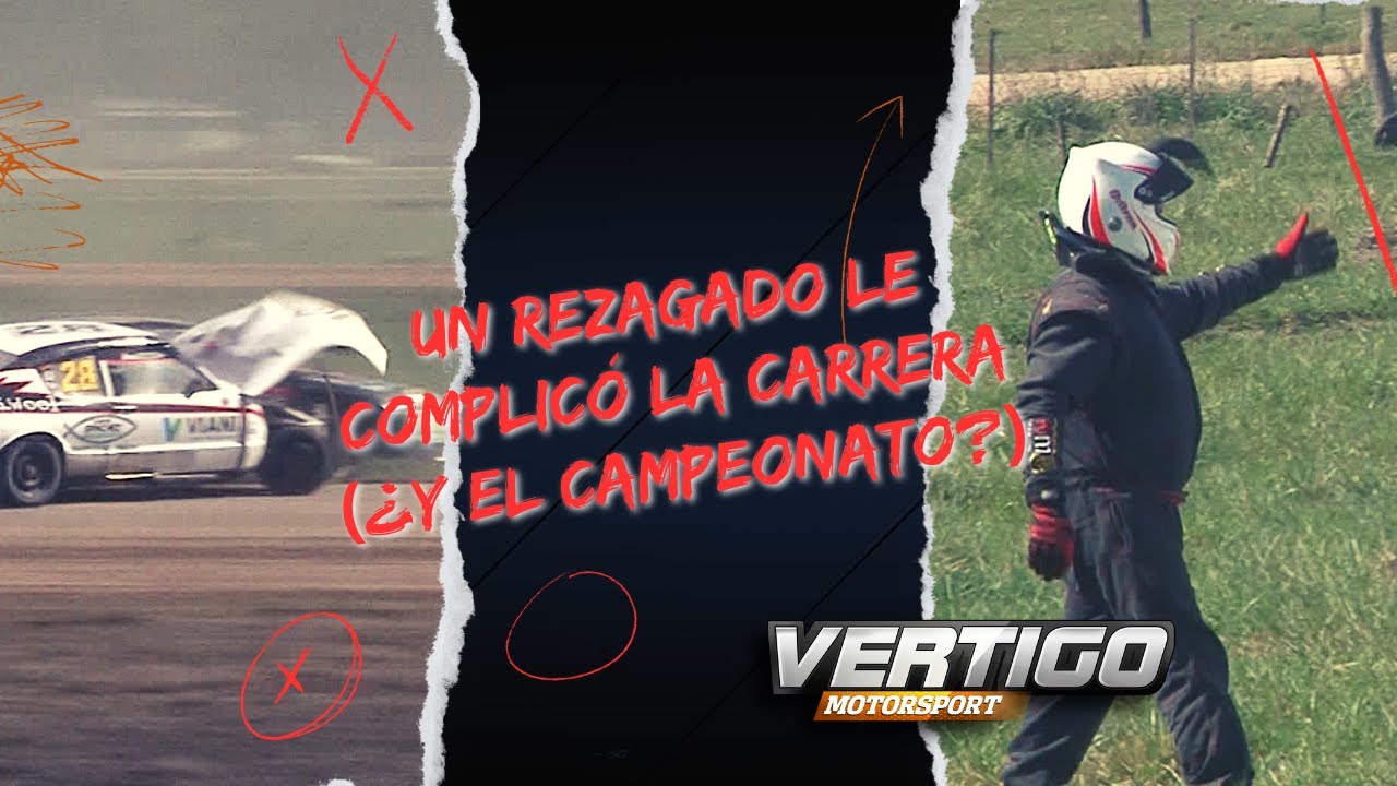 Un rezagado le complicó la carrera (¡y el campeonato?) - YouTube