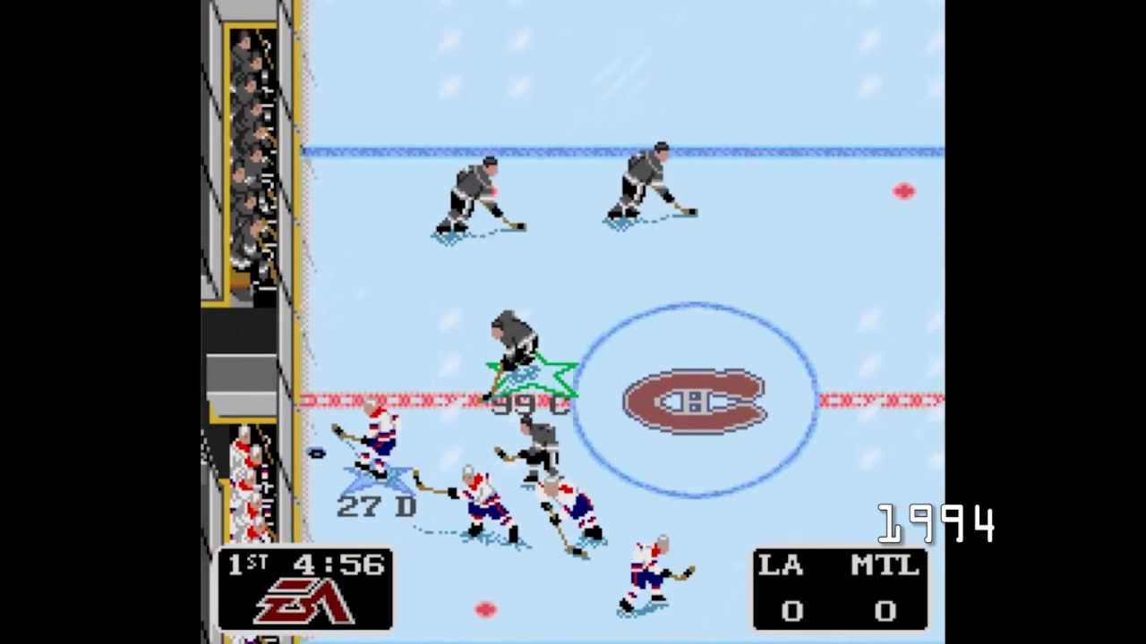 EA NHL evolution 1991-2013 in 2 minutes - YouTube