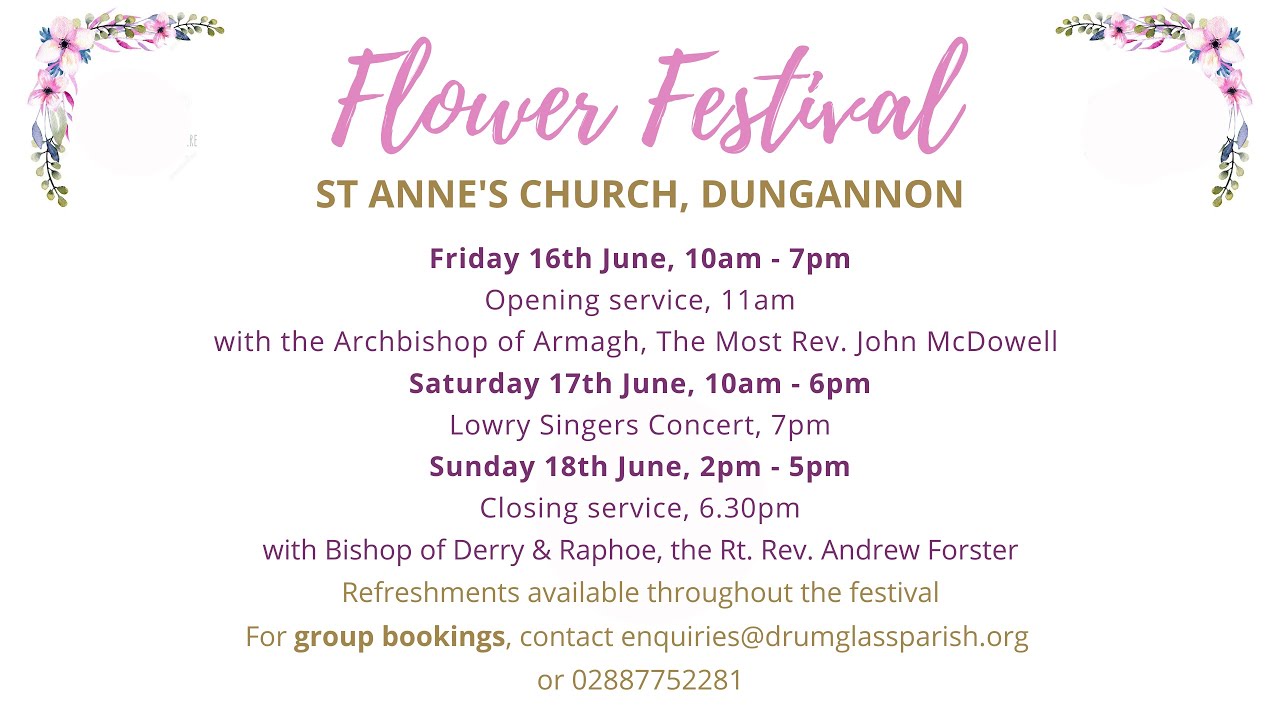 Tour of Drumglass Parish Flower Festival 2023 - YouTube