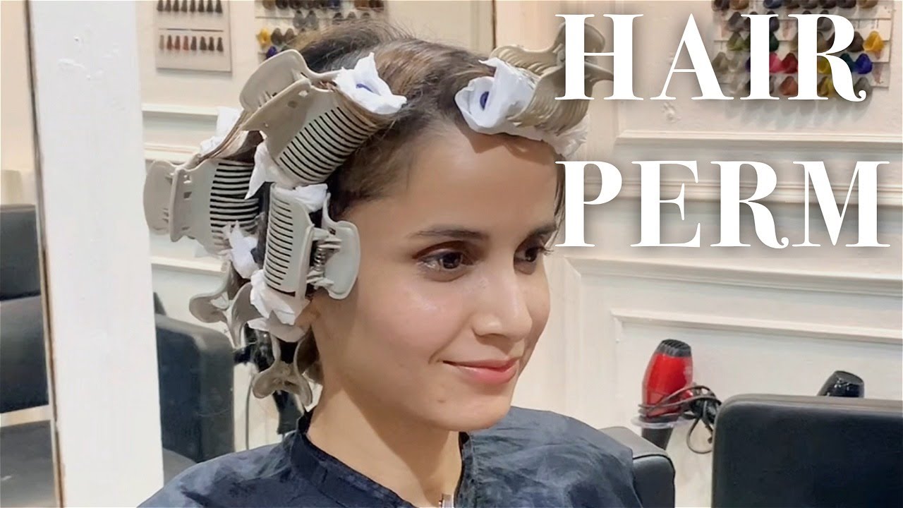 How to Do Hair Perming | Step-by-Step Tutorial | Permanent Korean Wavy ...