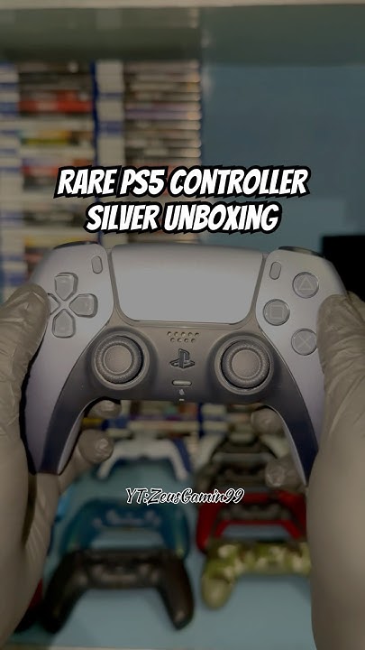 PS5 Silver Controller Unboxing #rare #ps5pro #ps5 #controller #unboxing #game #shorts # ...