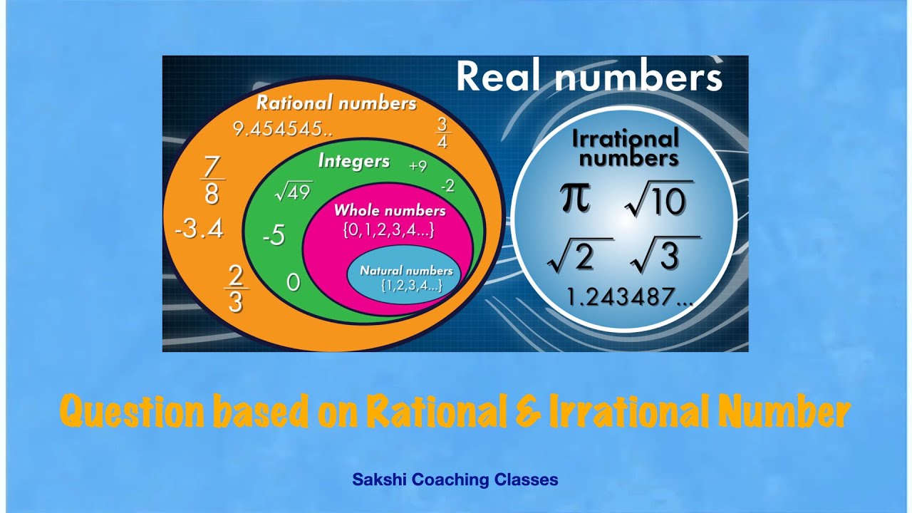 Question Based on Rational & Irrational Number | Question 1 | Exercise ...