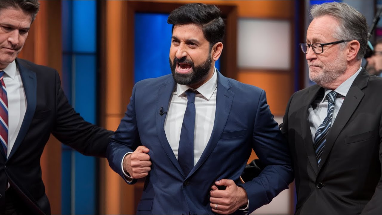 Kash Patel Kicked Off Stephen Colbert's Show After Fiery Clash... - YouTube