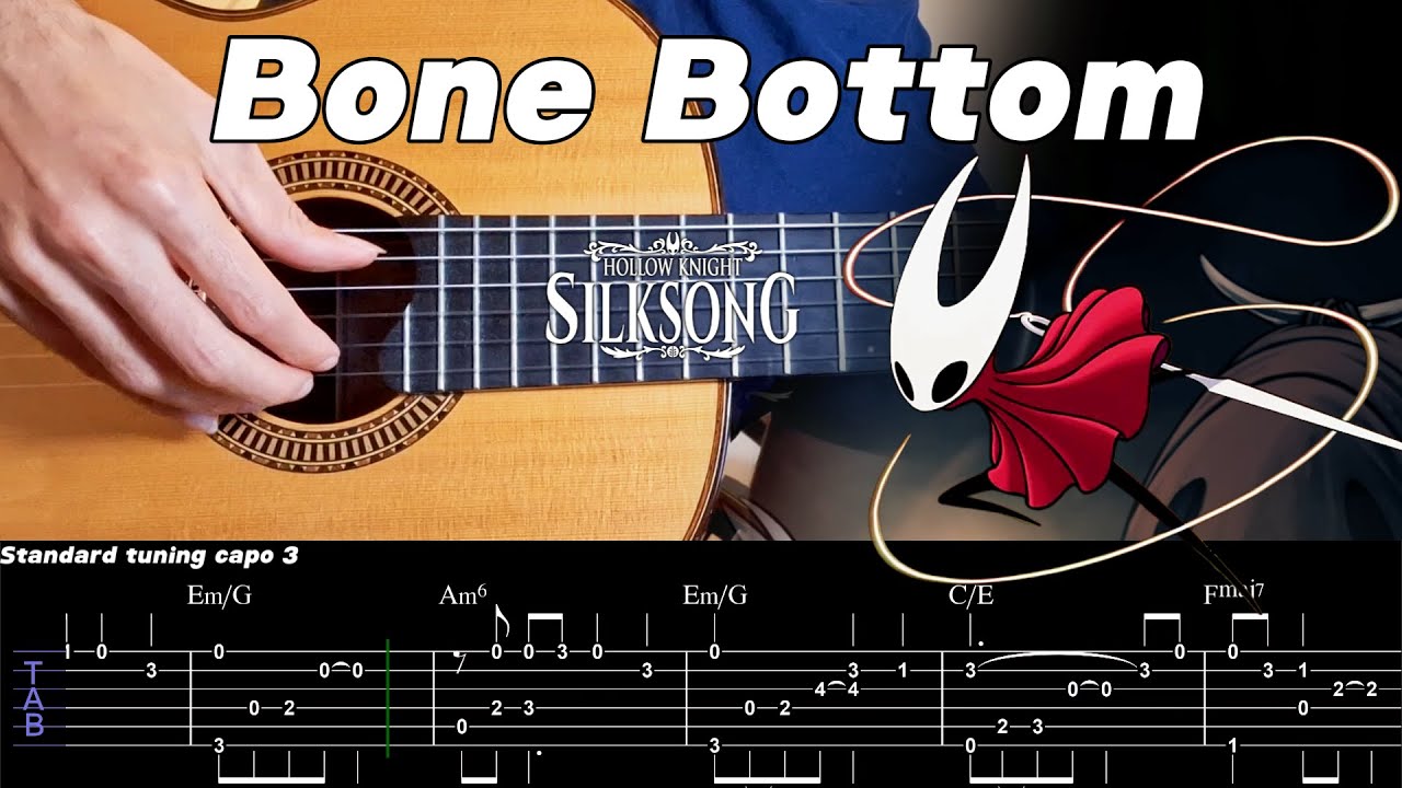 Easy version: Bone Bottom – Hollow Knight: Silksong | Fingerstyle ...