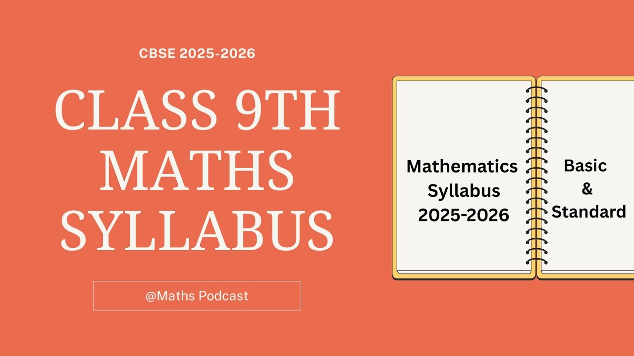 Class 9th Maths Syllabus 2025-26 || Class 9th Maths Syllabus Full ...