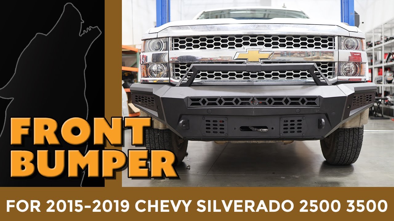 Wolfstorm Front Bumper for 2015 - 2019 Chevy Silverado 2500 3500 ...