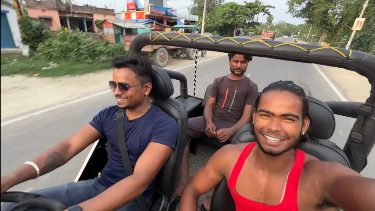 Going for workout with My Open Modified Thar Jeep - Rahul Jain Motors ...