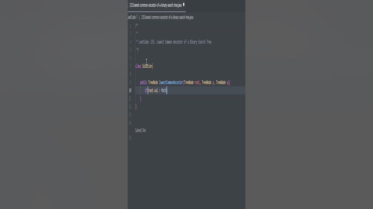 Lowest Common Ancestor of a Binary Search Tree | Amazon Interview Question | LeetCode 235 # ...