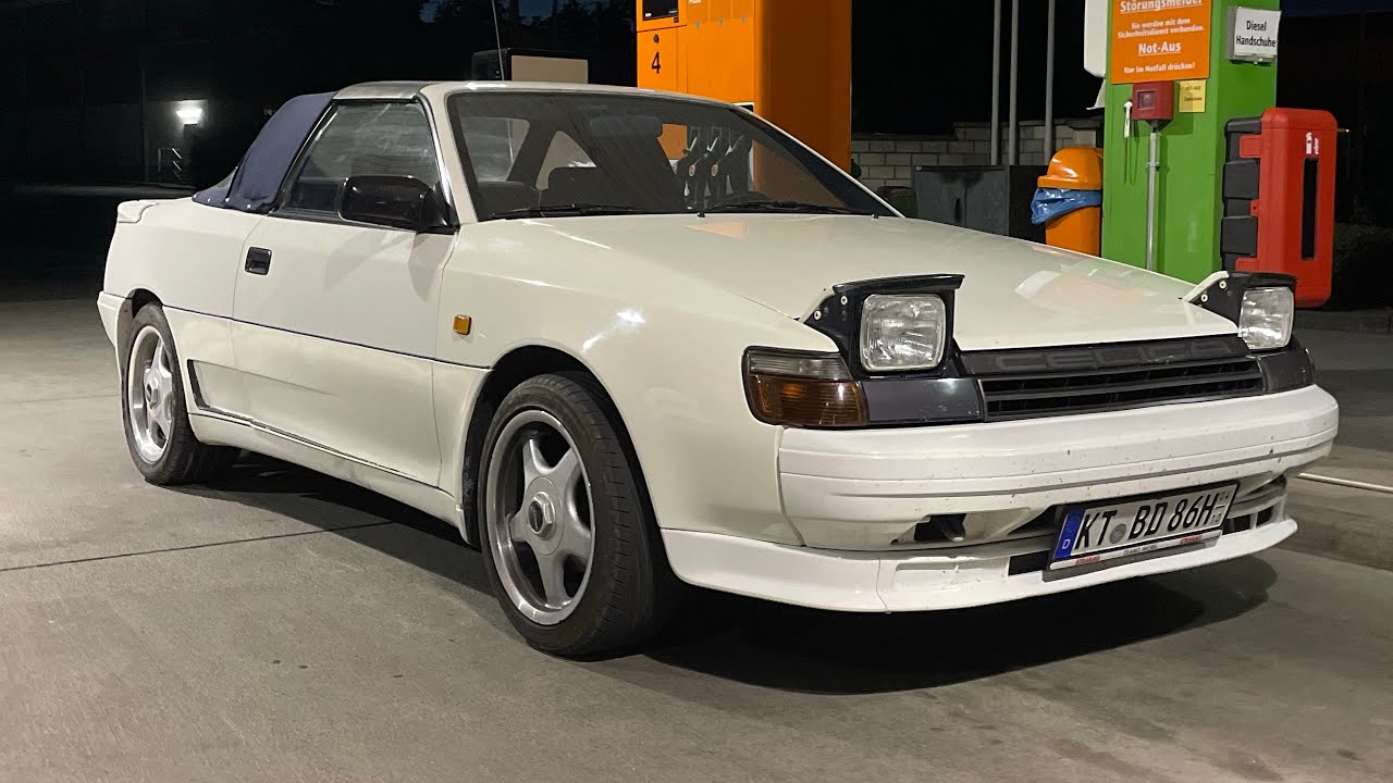 Toyota Celica ST162 Late night touge run (Full Sound) - YouTube
