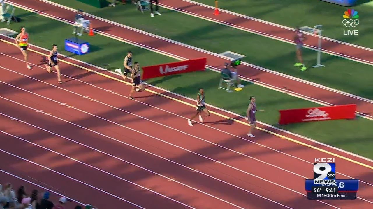 U.S. Olympic Trials - Cole Hocker sets record - YouTube