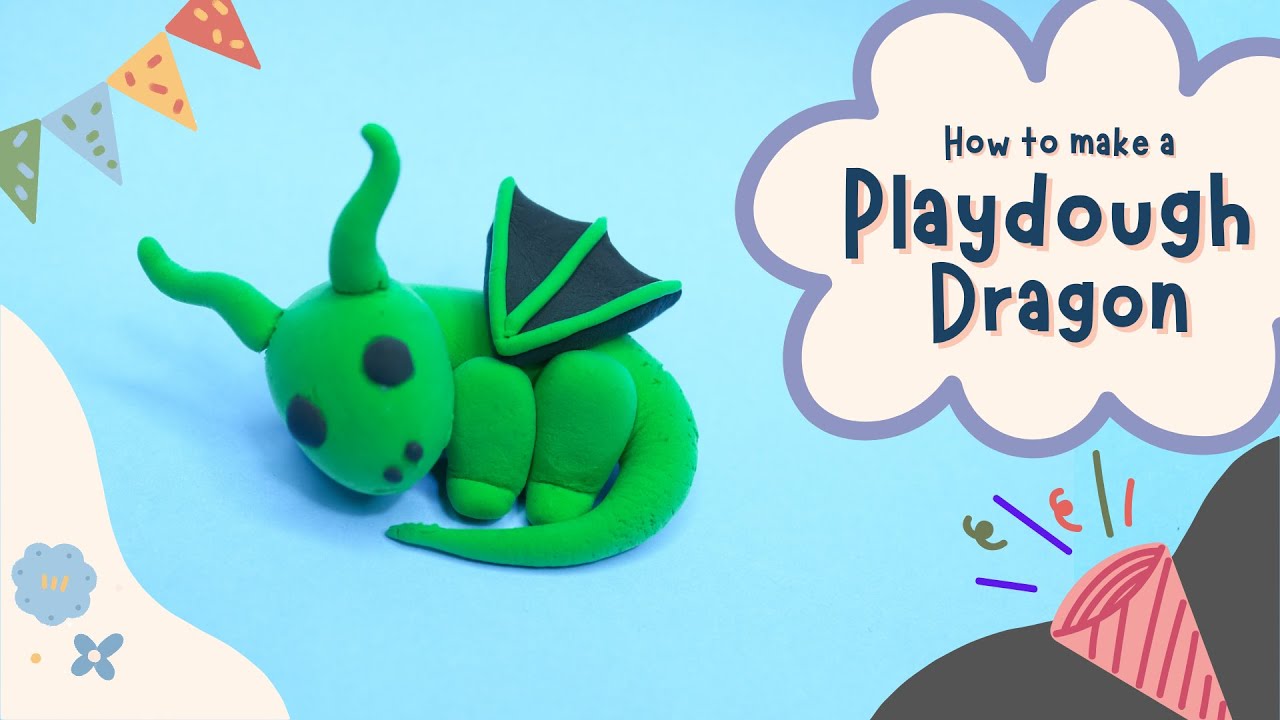 Dragon Sculpting Magic: Crafting a Playdough Dragon - YouTube
