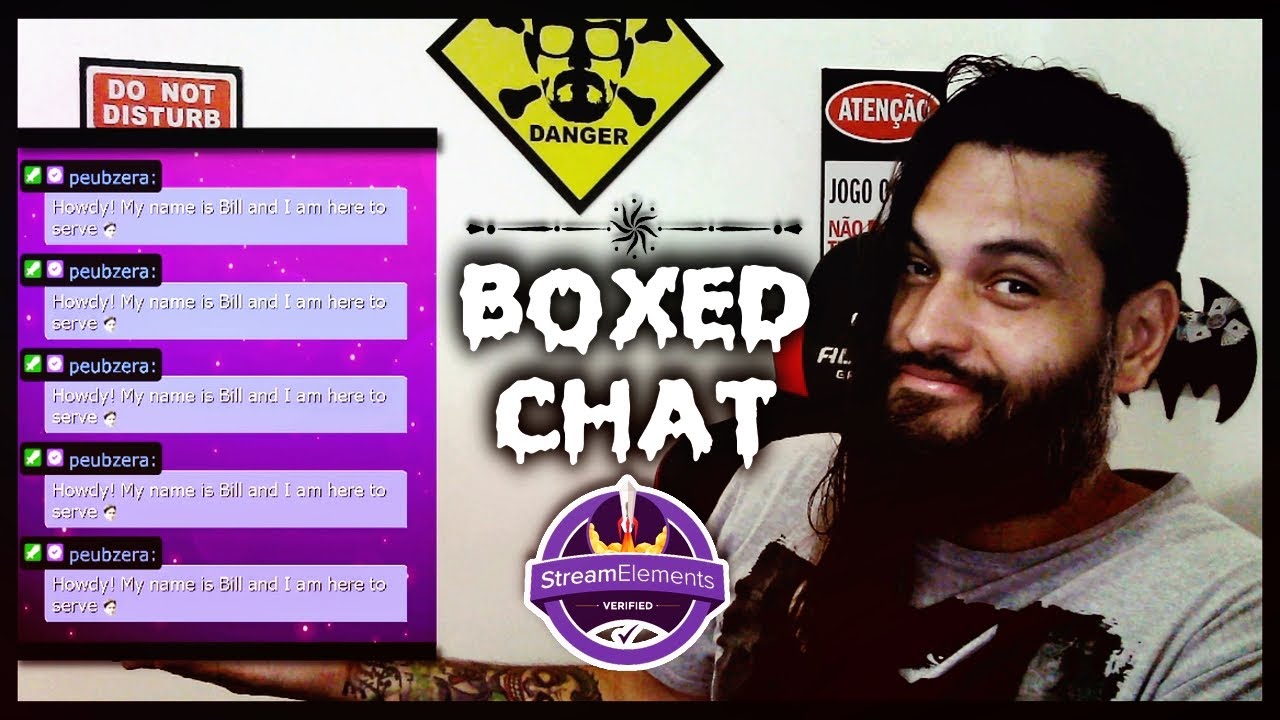 COMO FAZER CHAT BOX PERSONALIZADO (boxed chat Streamelements) - YouTube