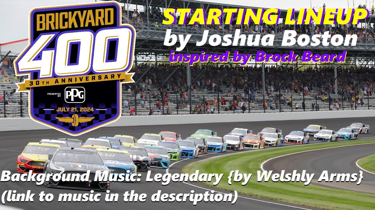2024 Brickyard 400 Starting Lineup (Rebirth Cup Series) - YouTube