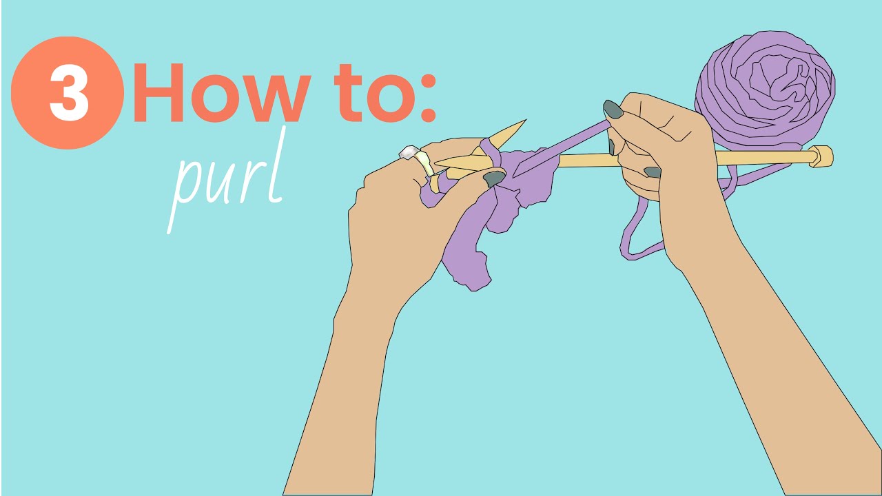 How To Purl by Sh*t That I Knit - YouTube