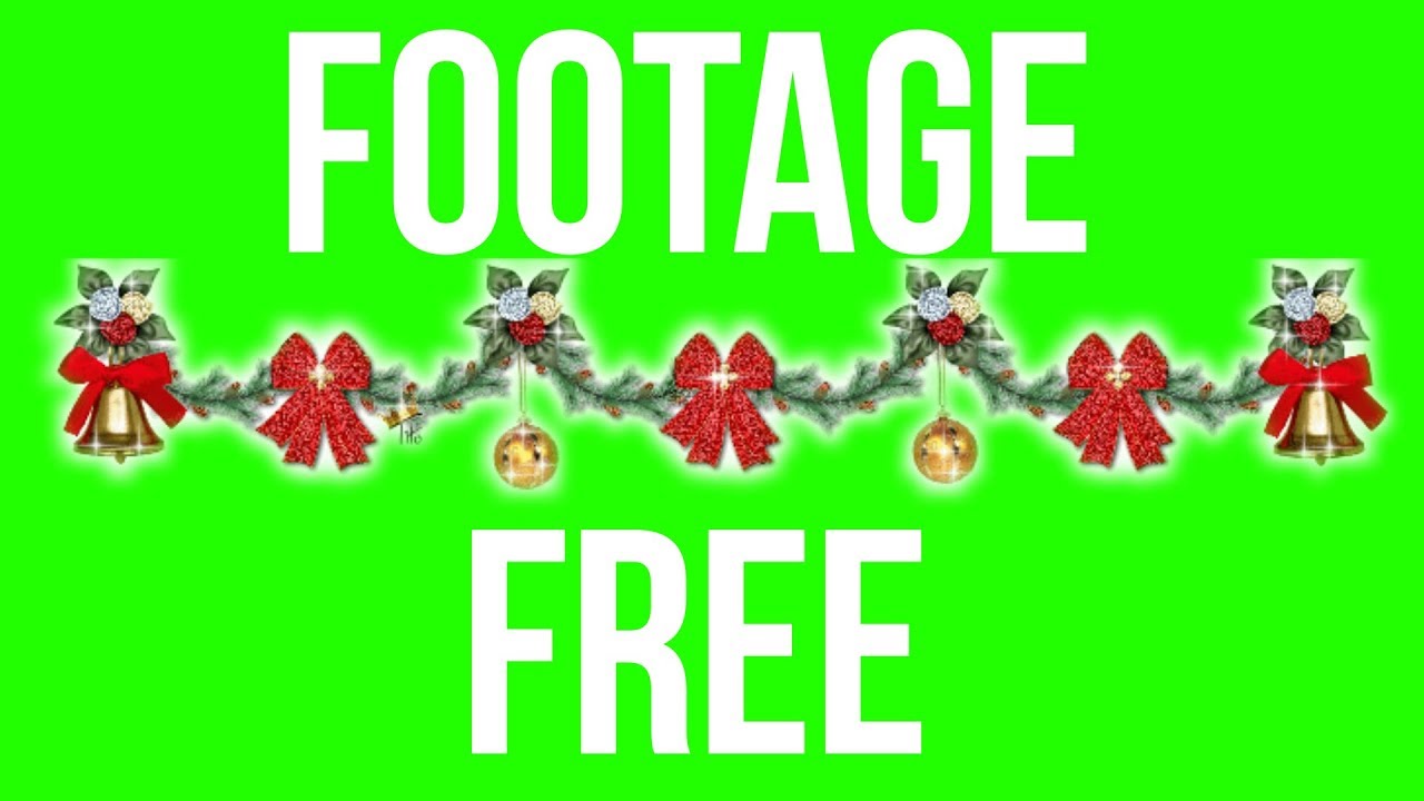 Garland New Year - Green Screen Stock Footage - YouTube