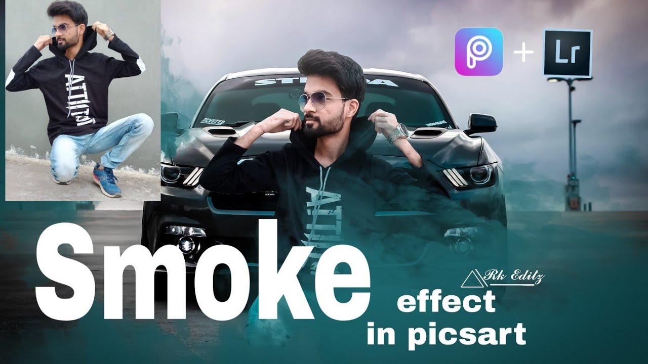 Smoke editing tutorial in picsart. Easy smoke editing step by step ...