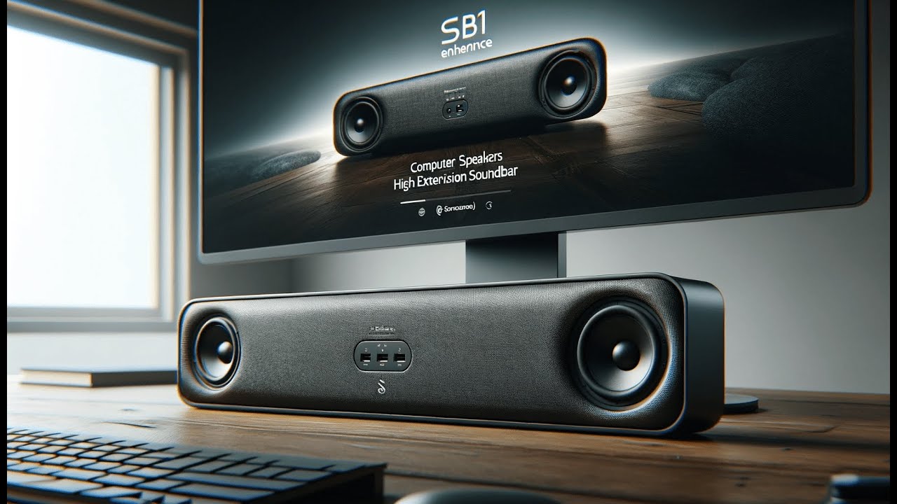 🔊🎶 ENHANCE SB1 Computer Speakers - Ultimate Soundbar Under Your Monitor! 🖥️🔊 - YouTube