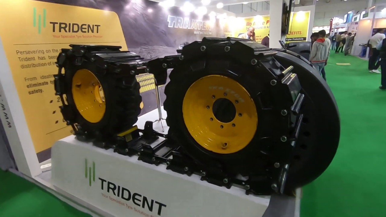 Traxter tyer Different type of tyer with cut section in exhibition ...