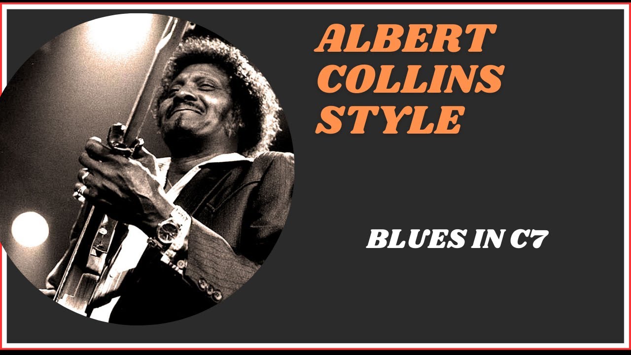 Albert Collins blues backing track C7 - YouTube