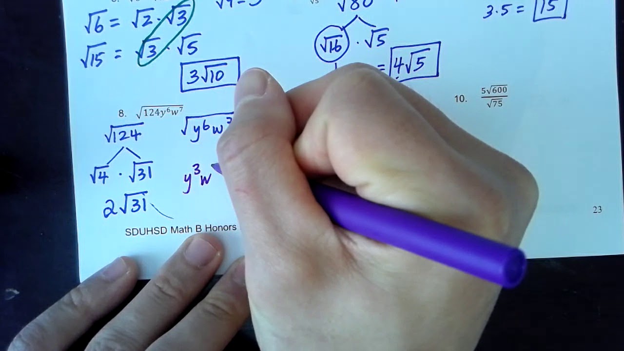 Math BH: 6.1F Lesson (Part 2) - YouTube