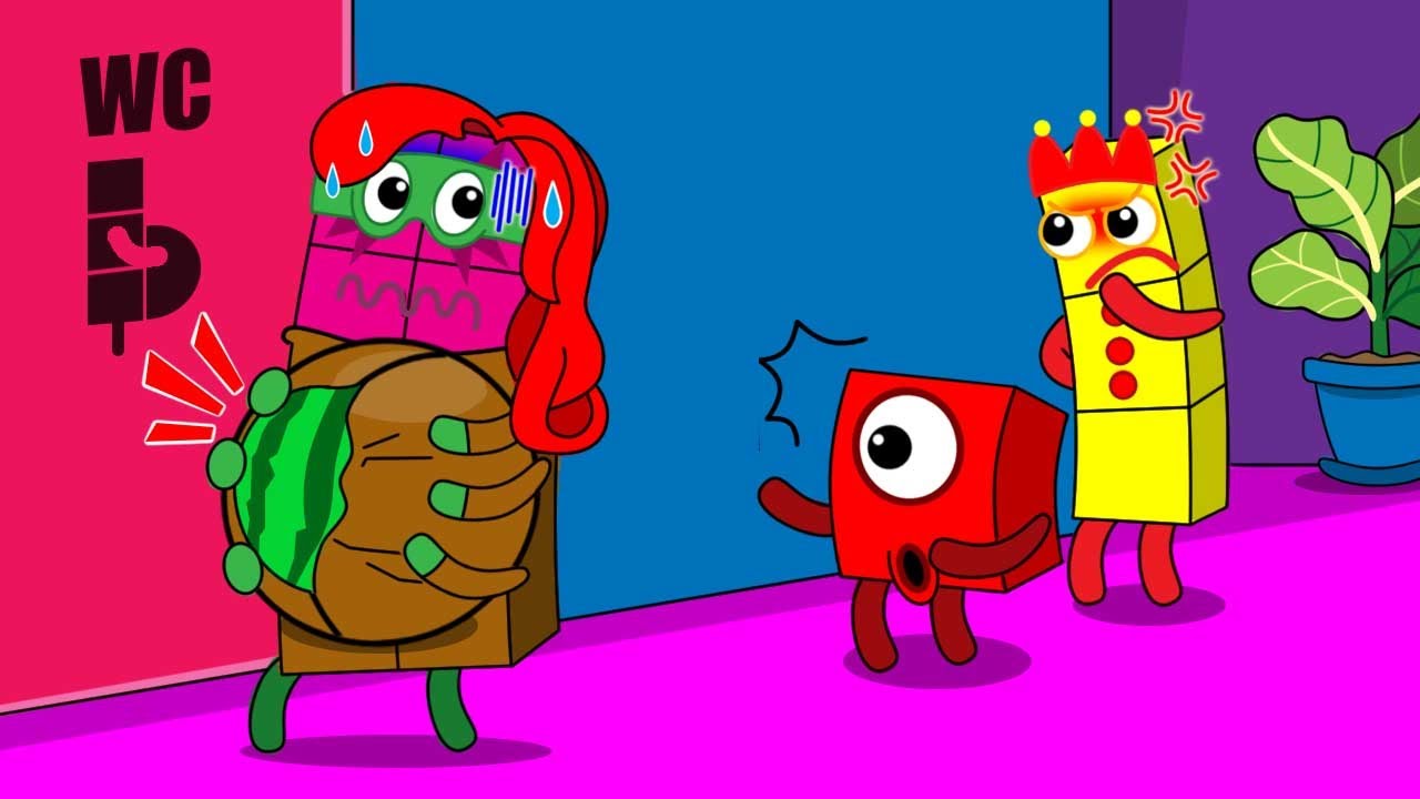 Oh No, Stranger Danger! Numberblocks Octonaughty Fakes Pregnant Woman l ...
