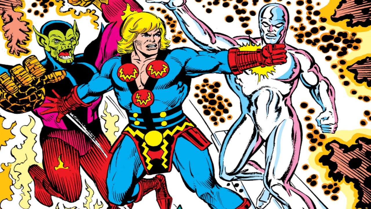 Silver Surfer Vs The Eternals | The Evolutionary War Part 3 - YouTube