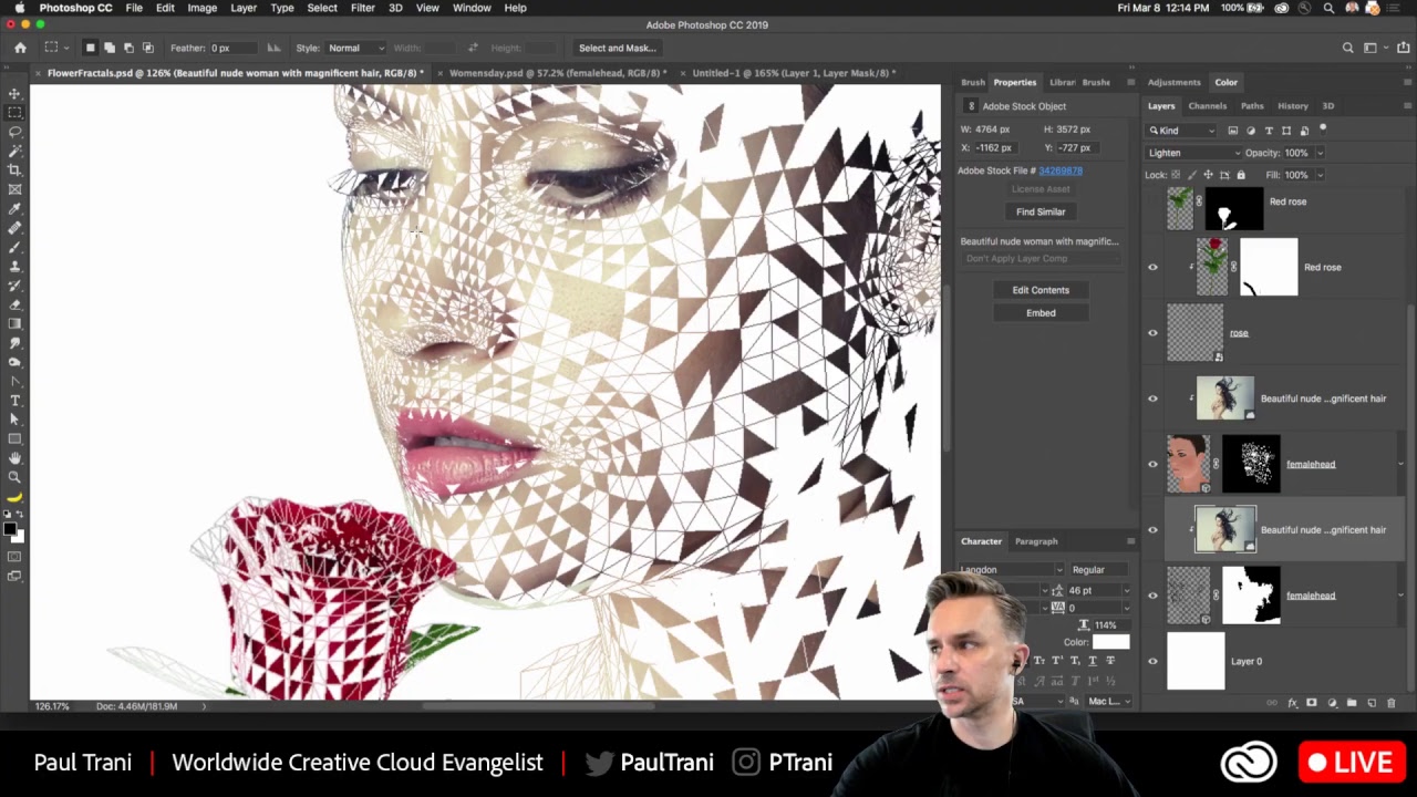 Creating Polygon Art in Photoshop - YouTube