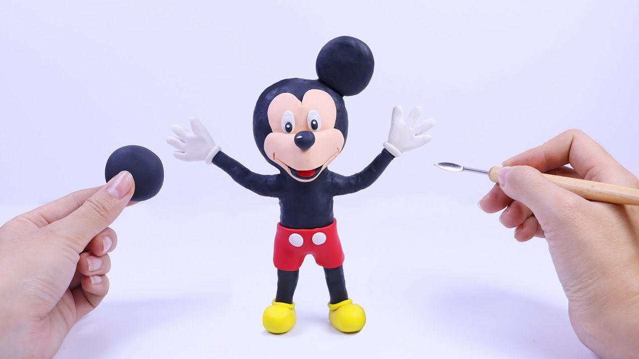 How to make Micky Mouse From Clay | Claymation Tutorials Stopmotion ...