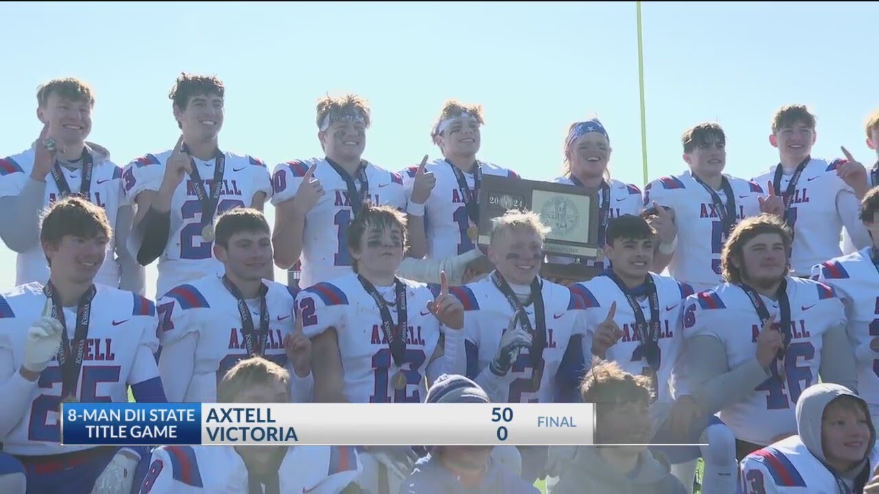 HIGHLIGHTS: Axtell football wins historic fourth-straight 8-man state ...