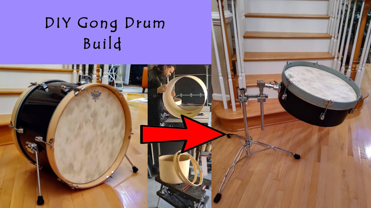 I cut a drum in half?!?!? - YouTube