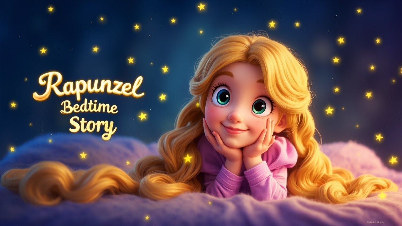 MAGICAL Bedtime Story RAPUNZEL Picture Book Read Aloud - YouTube