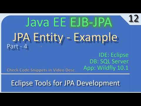 JPA Entity & EJB | Part 4 - JPA Tools | JavaEE EJB JPA Tutorials #12 - YouTube