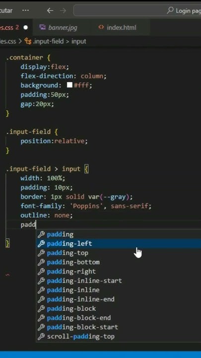 Input Animado muy facil #css #htmlcss #tutorialcss - YouTube