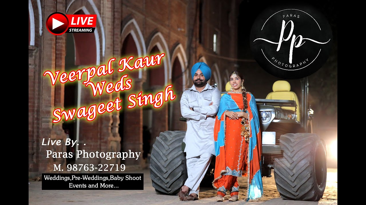 Live Jaago Ceremony of Veerpal Kaur Weds Swageet SIngh / 07 November ...