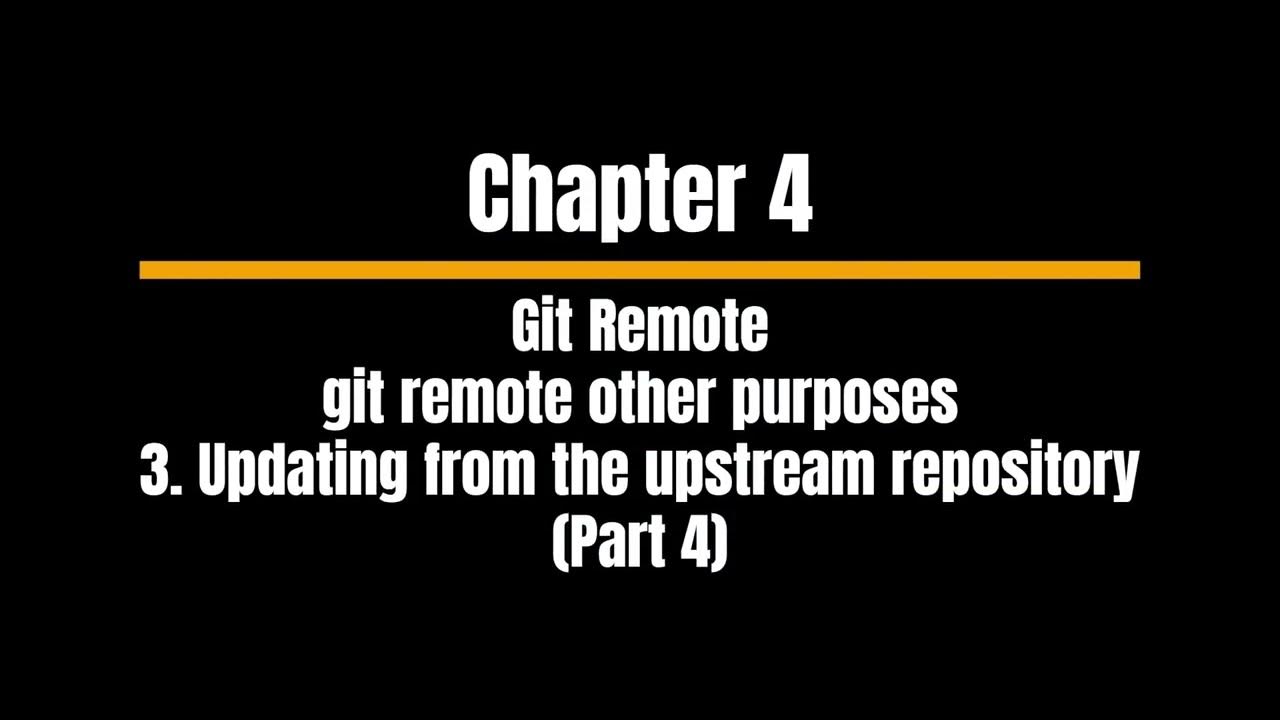 Git Tutorial|Marathi |Chapter 4 |Git Remote [#4]|#git #github #gittutorial # ...