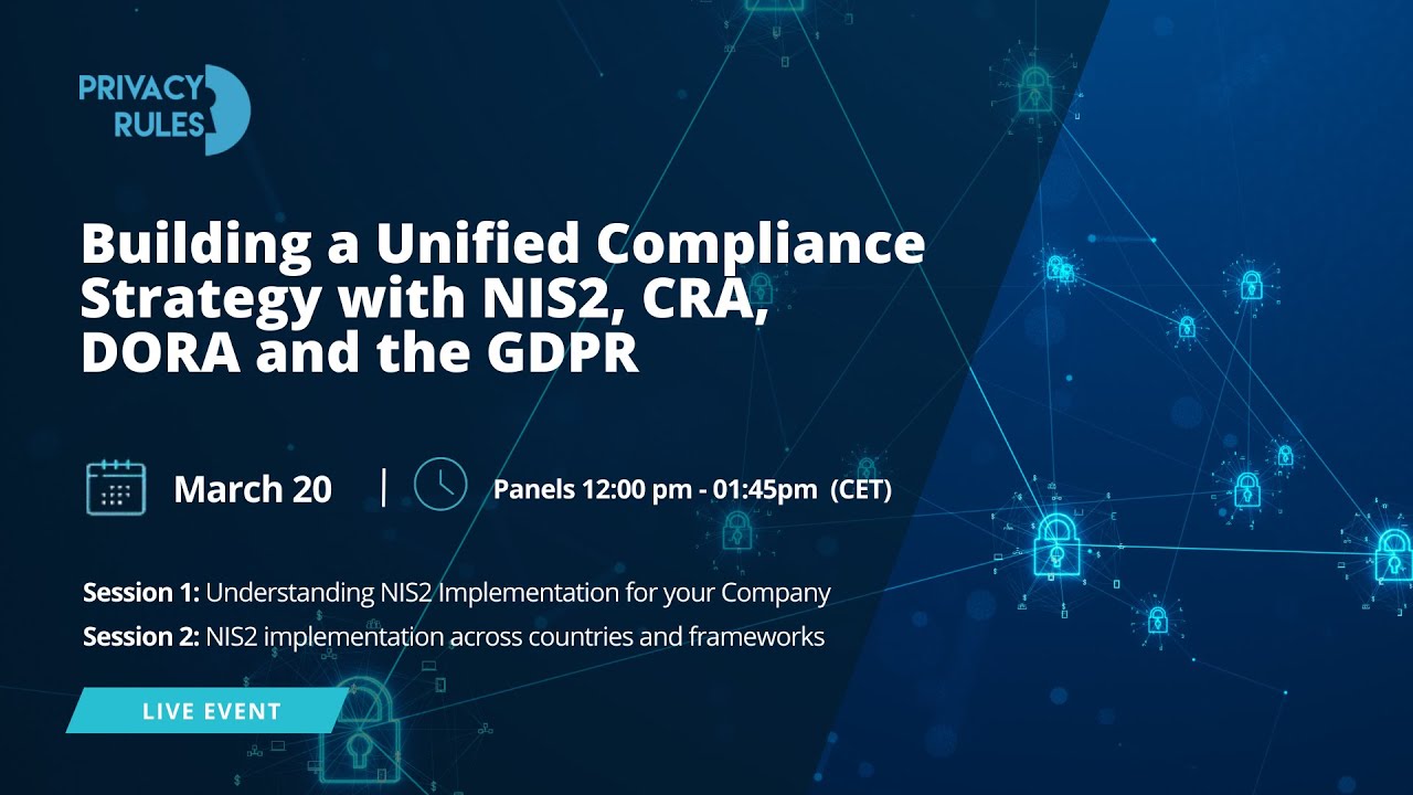 Building a Unified Compliance Strategy with NIS2, CRA, DORA, and the ...