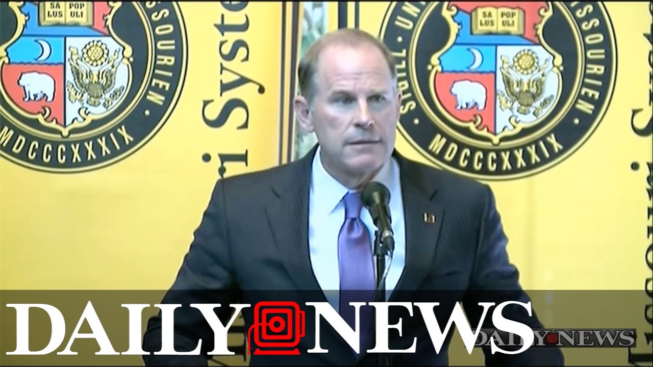 University of Missouri President Tim Wolfe Resigns - YouTube