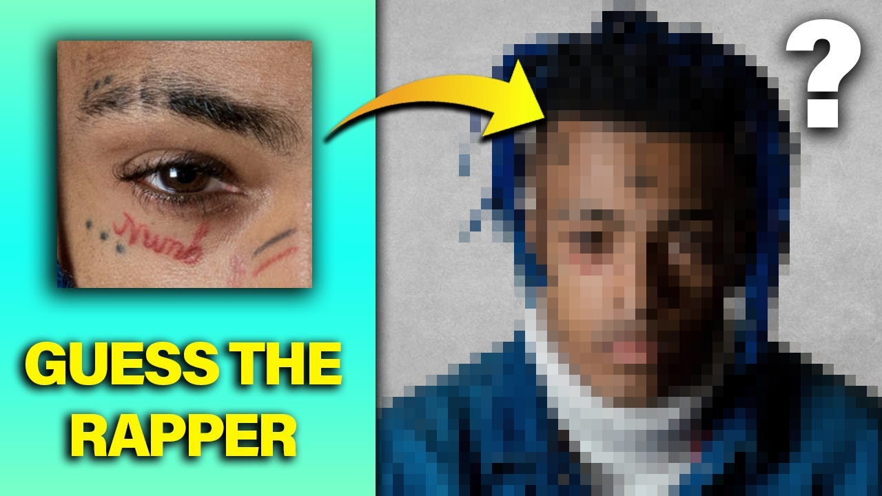 GUESS THE RAPPER FROM ONE EYE *CHALLENGE* - YouTube