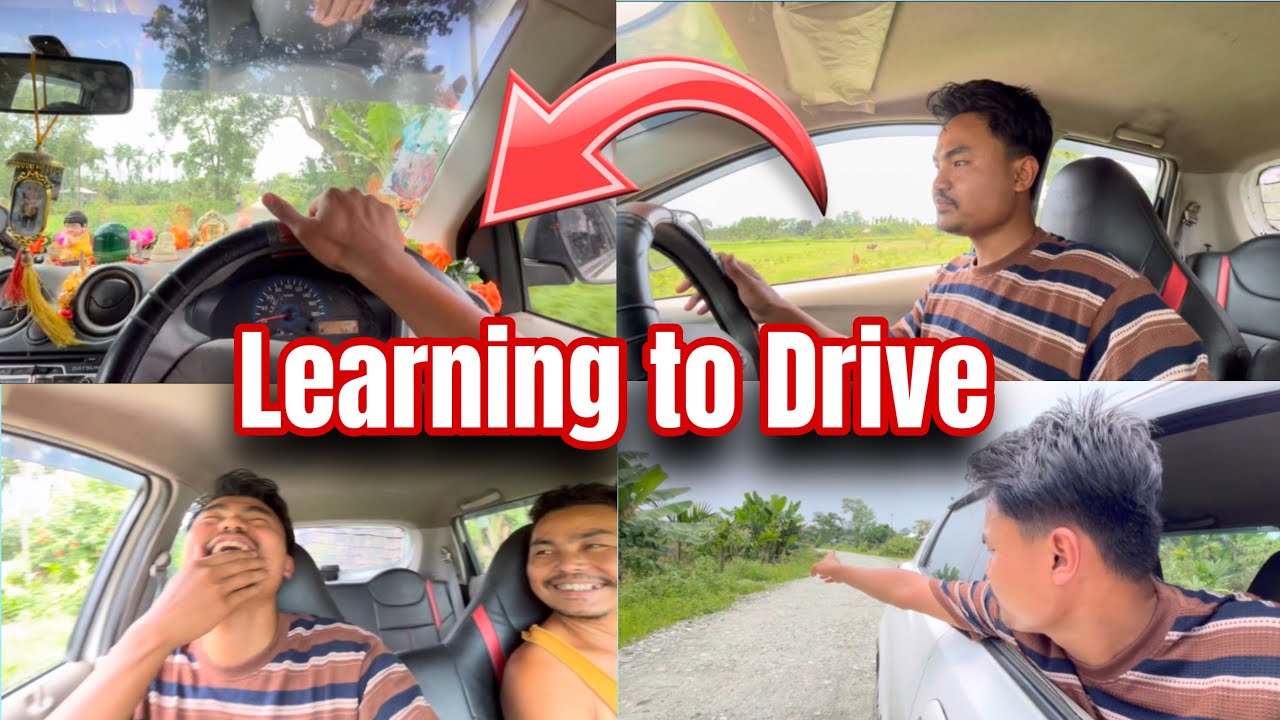 Learning to drive car | First Time Driving car | Arunachal Pradesh ...