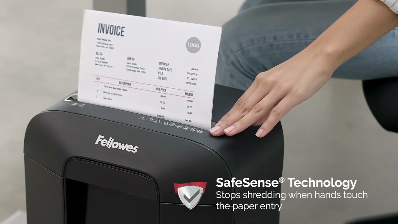 Fellowes Powershred LX85 Cross Cut Shredder - YouTube