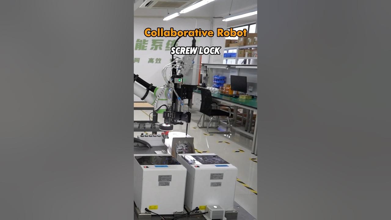 Collaborative Robot Screw Locking#collaborativerobots #screw #factoryautomation #evsrobot #robot ...