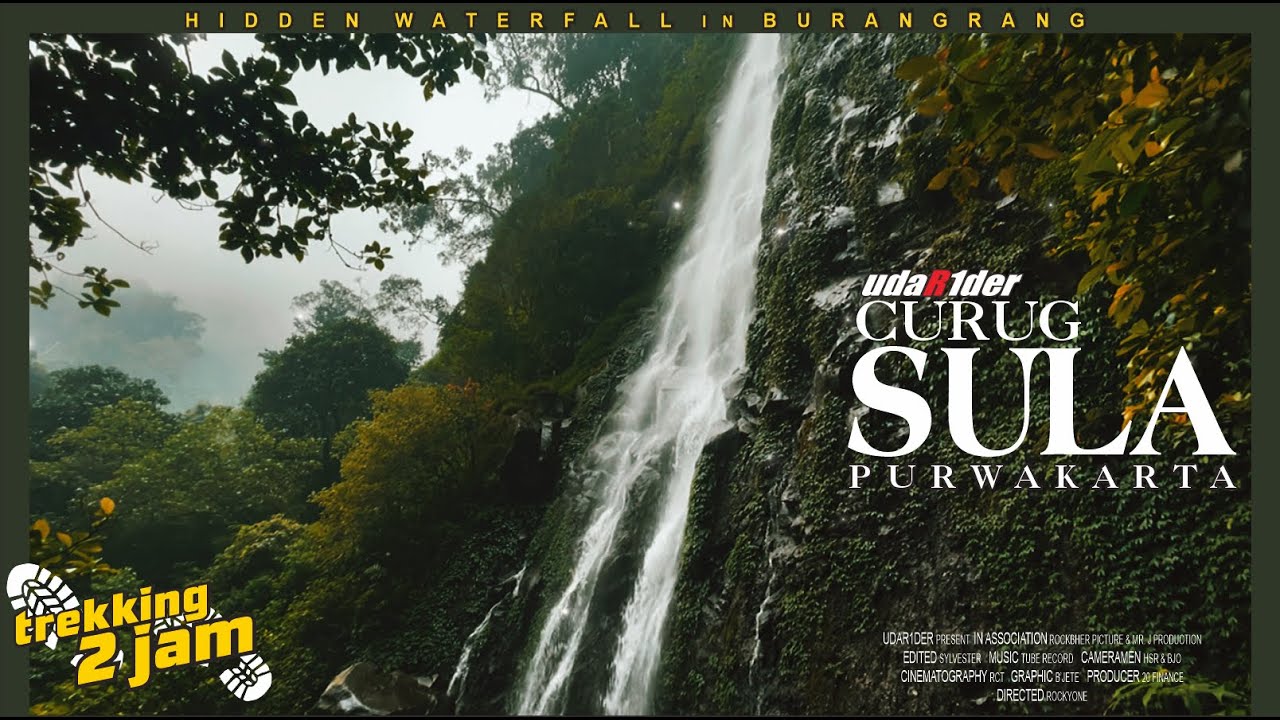 The Secret Waterfall - SULA || Trekking 2 Jam masuk hutan Burangrang ...
