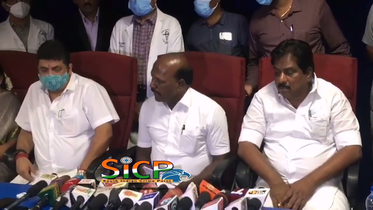 Video of Minister P. Moorthy sound asleep at Madurai Press Conference ...