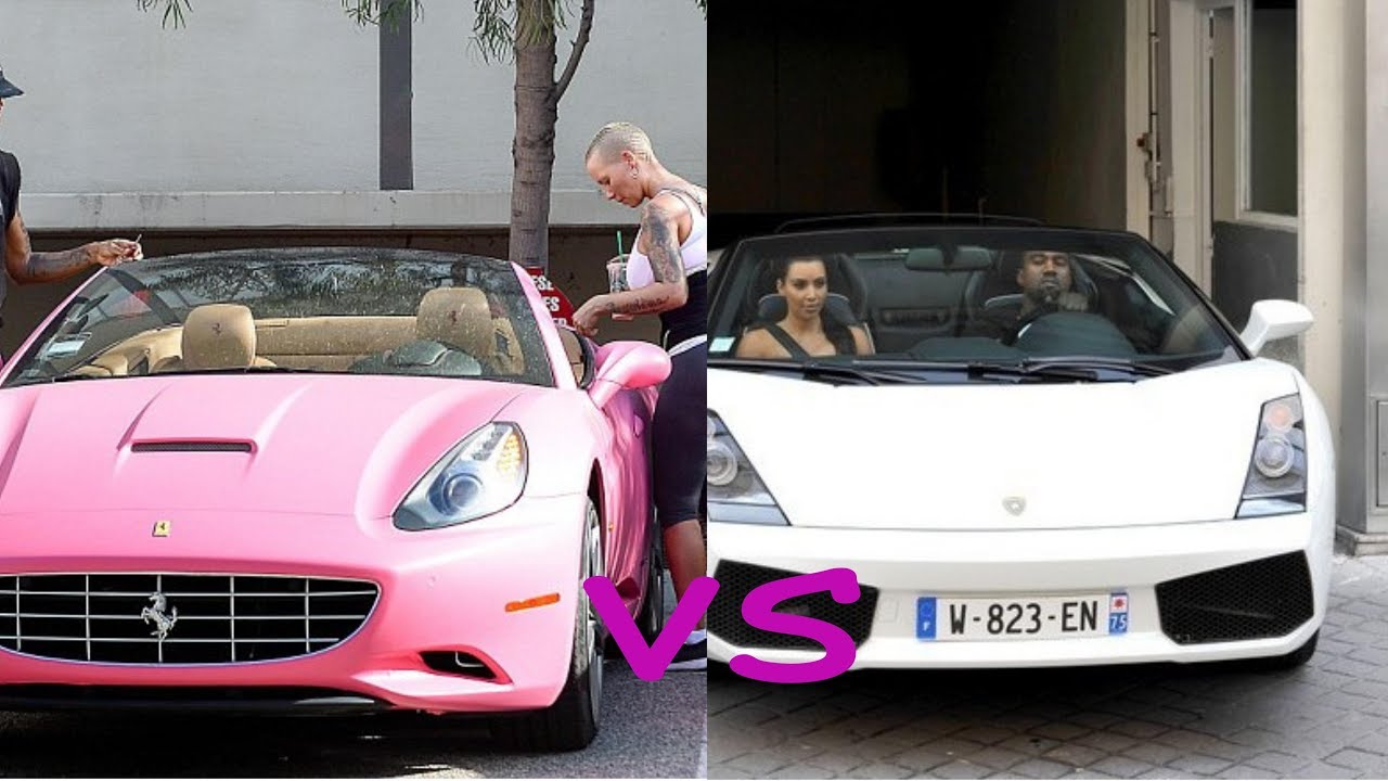 Amber rose cars vs Kanye west cars (2018) - YouTube
